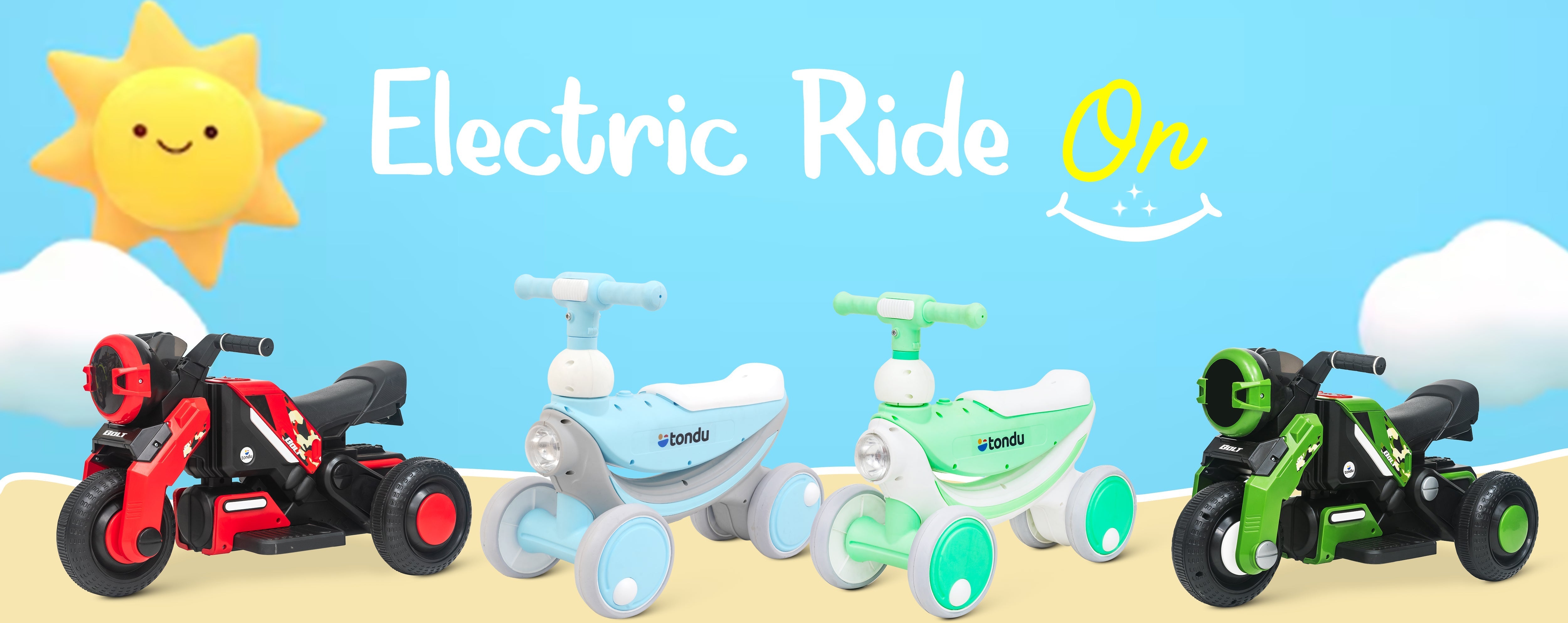 Buy Best Electric Ride On of Tondu Online – Vesco Cycles